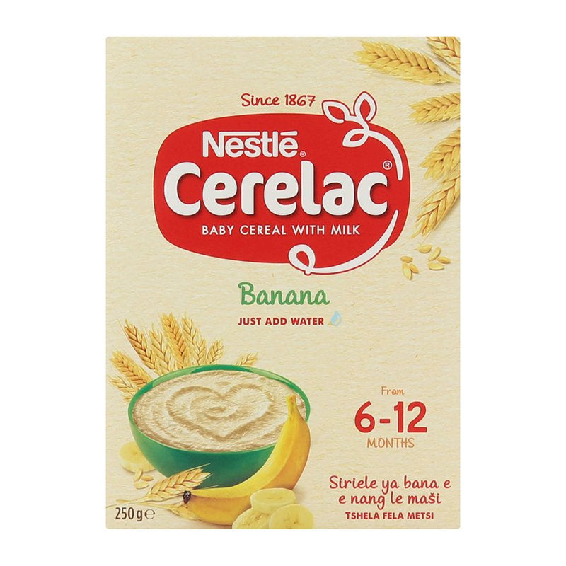 NestlÃƒÆ'Ã‚Â© Cerelac Banana Flavoured Baby Cereal With Milk 250 Grams ...